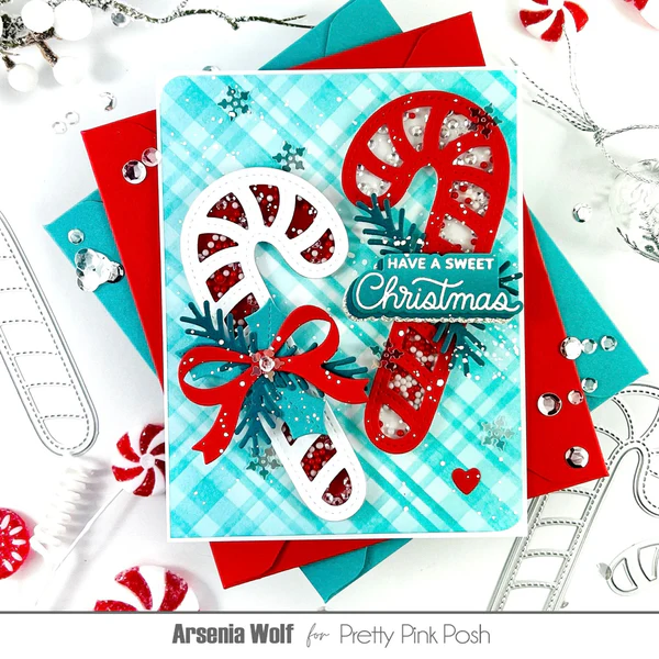 **NEW* - Pretty Pink Posh - Candy Cane Stripes Stencil, Pretty Pink ...