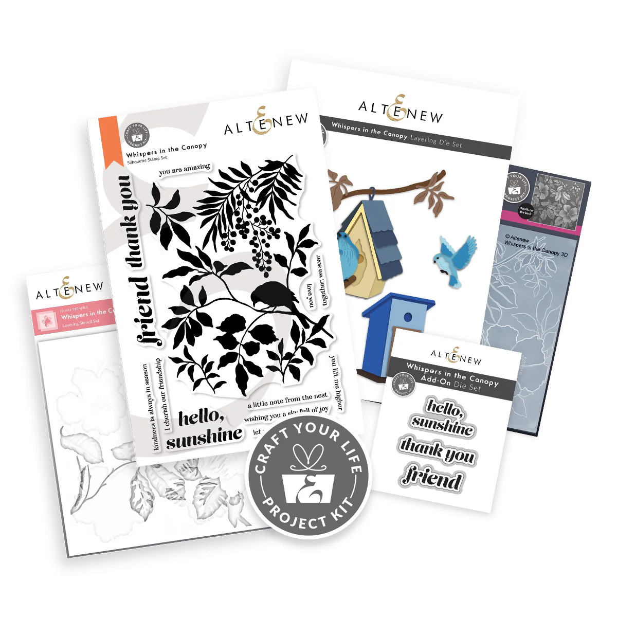 Altenew - Craft Your Life Project Kit: Whispers in the Canopy & Add-On ...