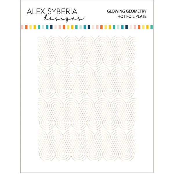 Alex Syberia Designs - Glowing Geometry Hot Foil Plate, Alex Syberia ...