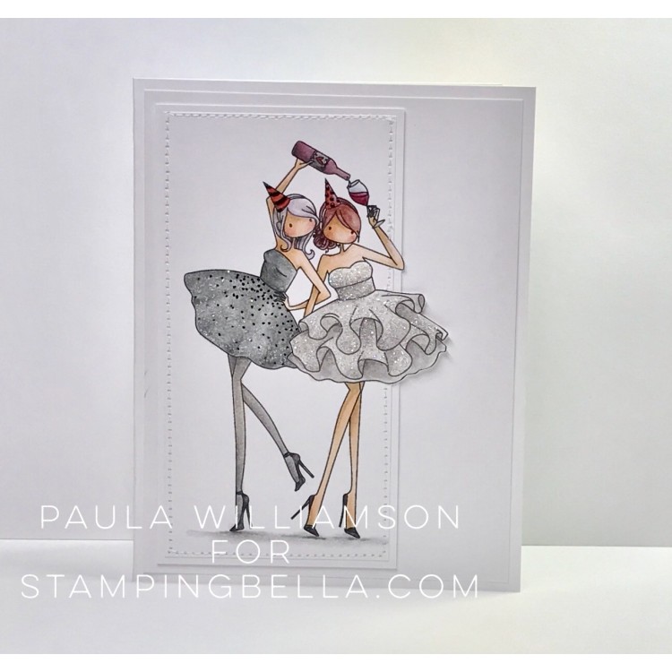 Stamping Bella - uptown girls whitney and wendy love wine, Stamping ...