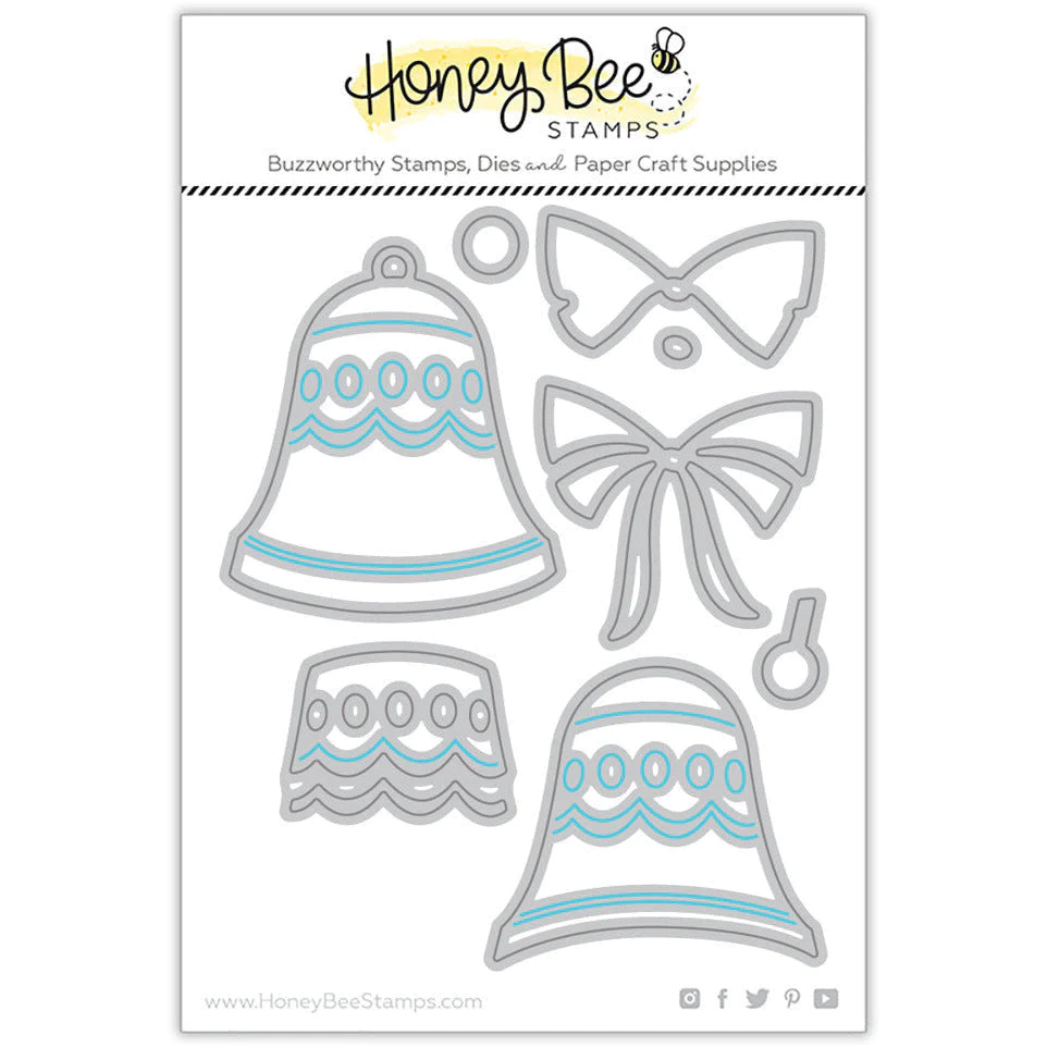 Honey Bee - Layering Holiday Bells - Honey Cuts, Honey Bee Stamps ...