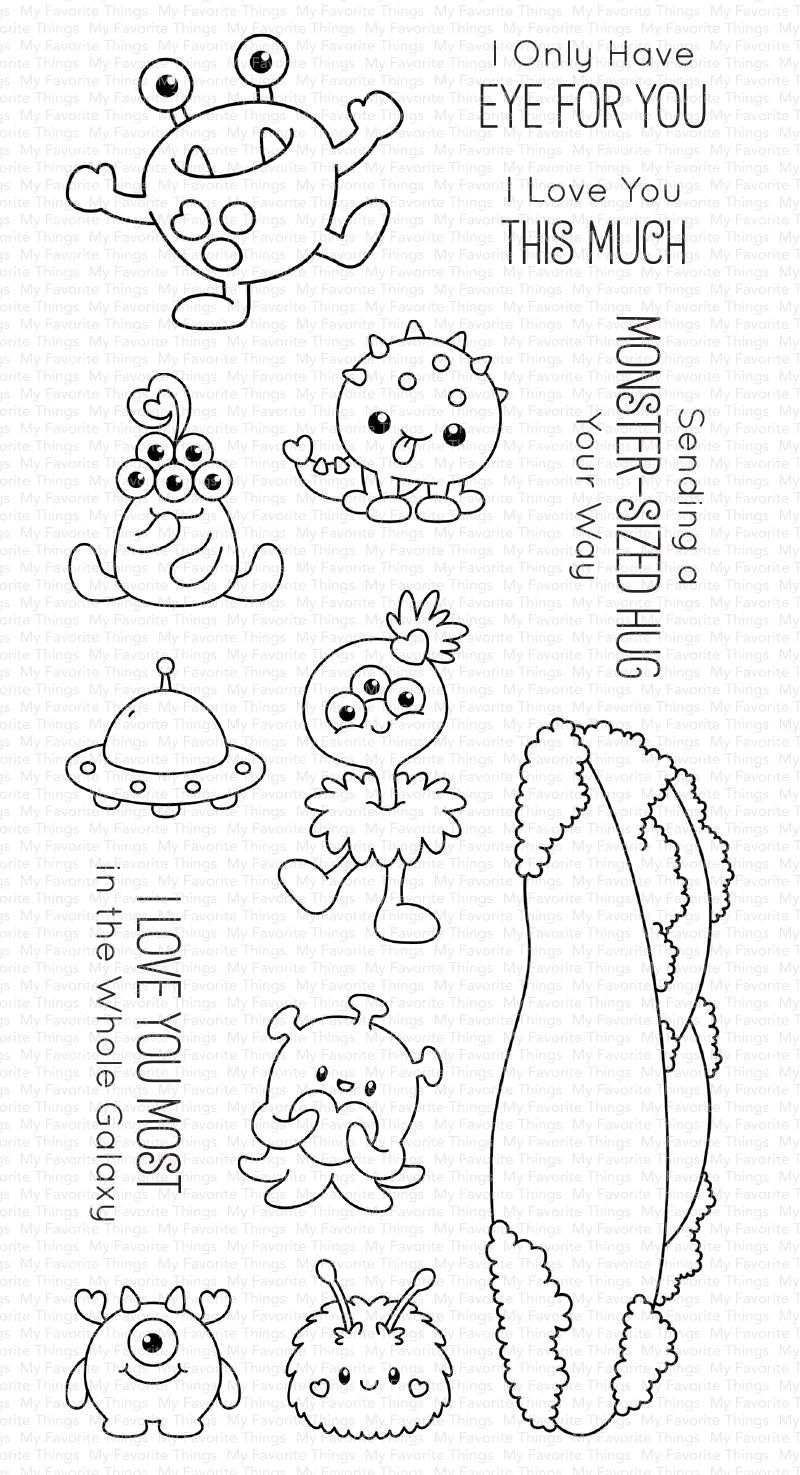 My Favorite Things - JB Monster Love, My Favorite Things - Stamps: Dies ...