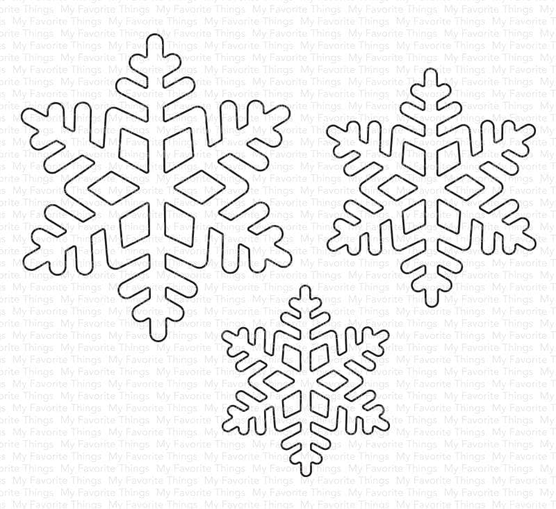 My Favorite Things - Stackable Snowflakes Die-namics, My Favorite ...