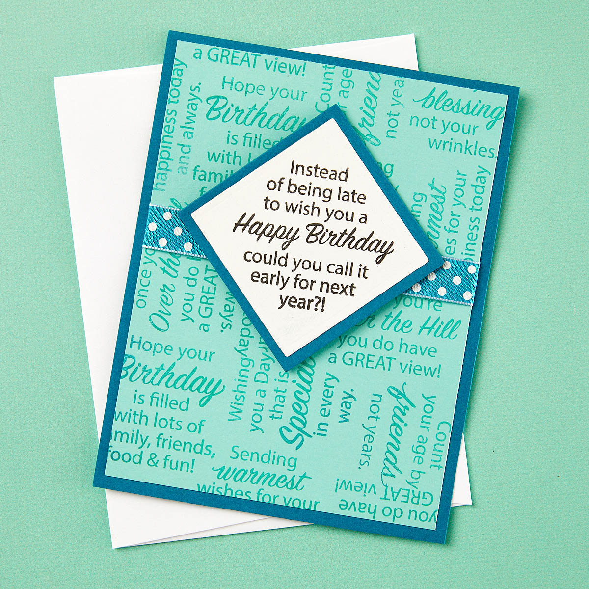 Spellbinders - Birthday Messages Clear Stamp Set from the All the ...