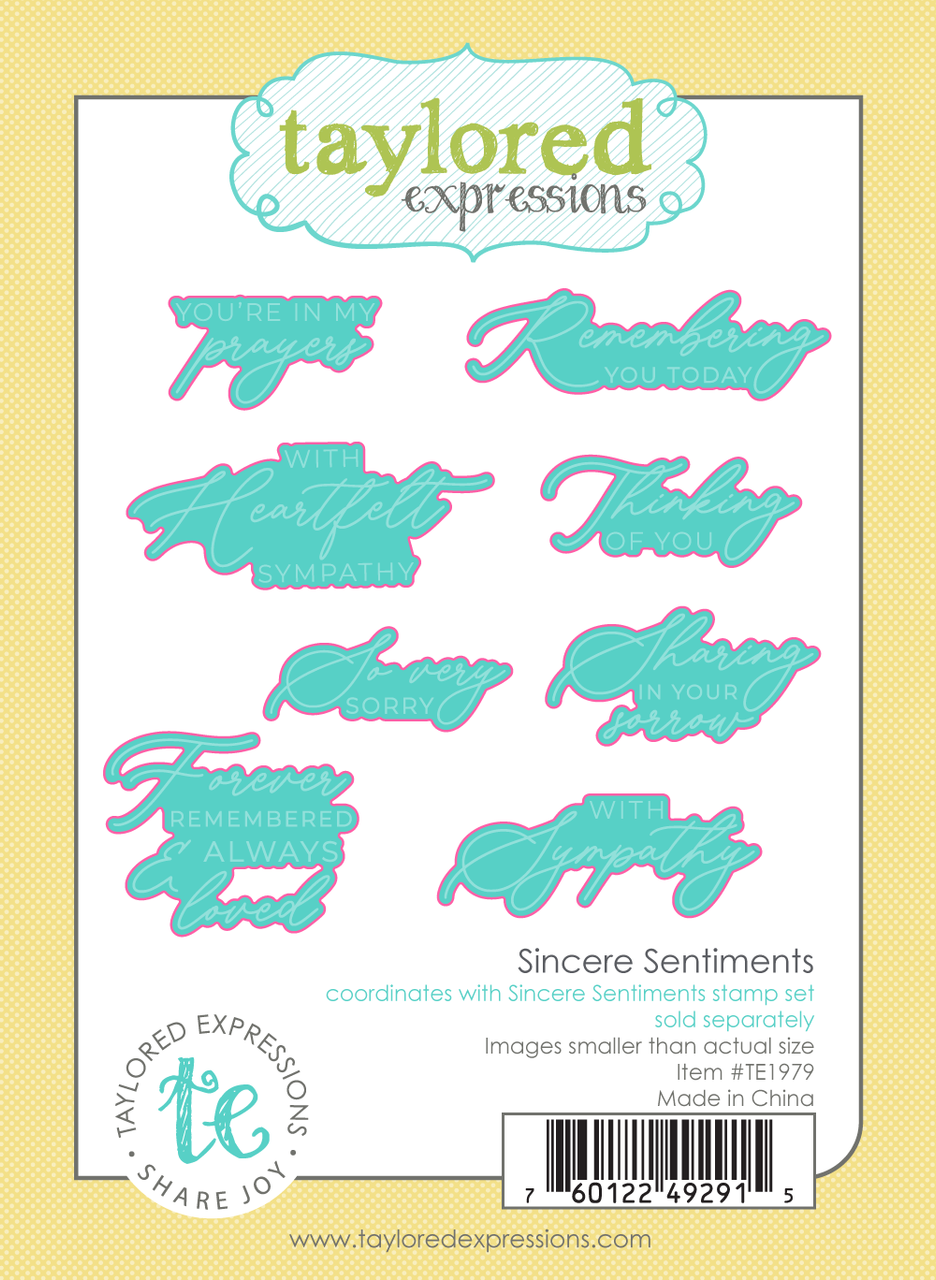 Taylored Expressions - Stamps & dies: Dies to Die For