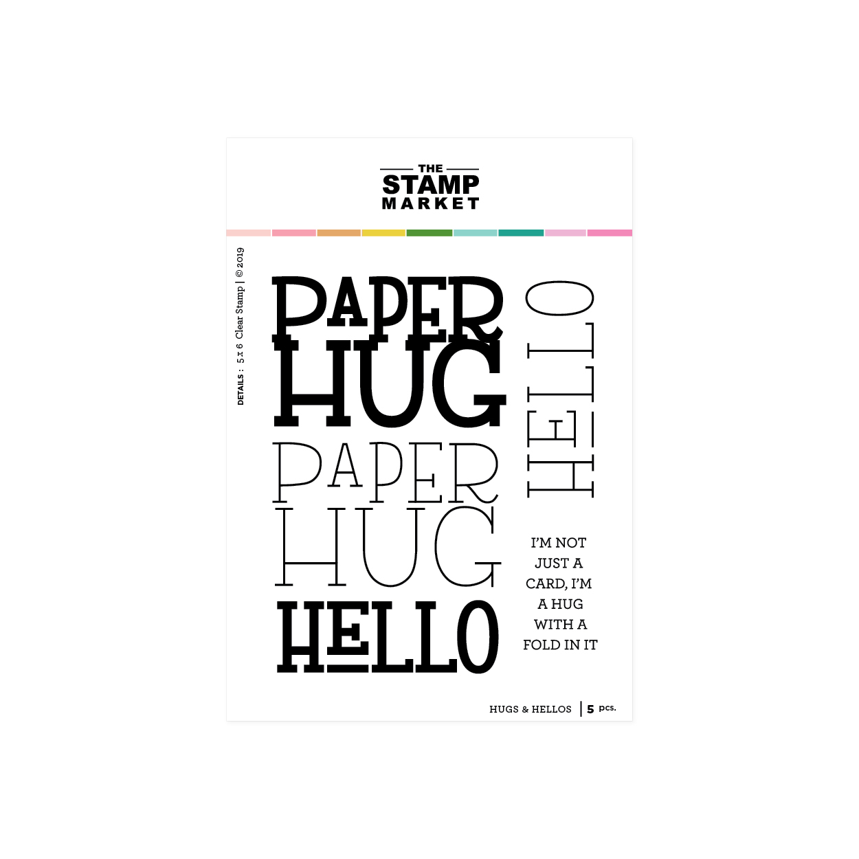 The Stamp Market - Hugs & Hello Stamp Set, Stamp Market - Stamps & dies ...