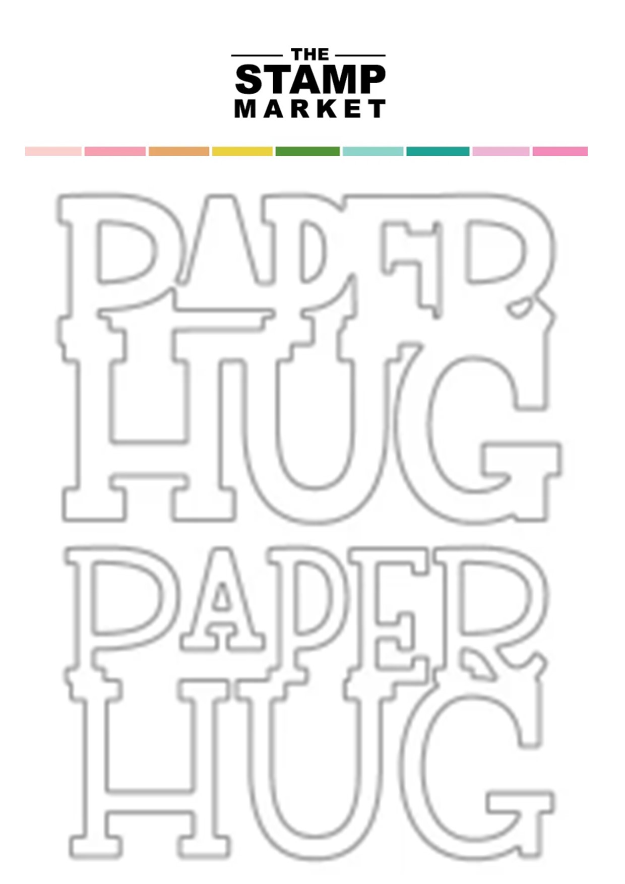 The Stamp Market - Hugs & Hello Stamp Set, Stamp Market - Stamps & dies ...