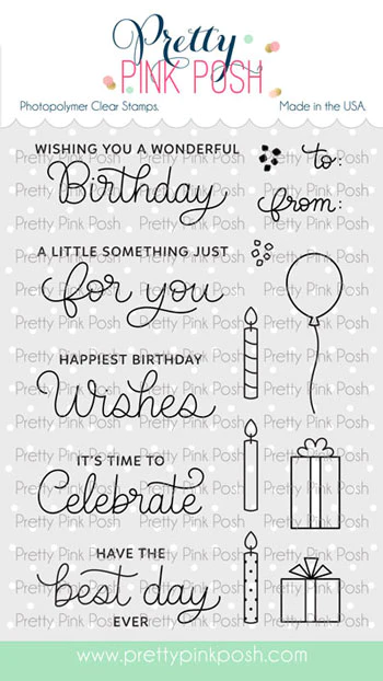 Pretty Pink Posh - Birthday Sentiments Stamp Set, Pretty Pink Posh ...